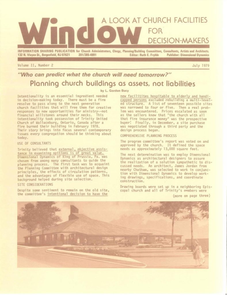THROWBACK THURSDAY – 1980 | DIMENSIONAL DYNAMICS, Architects and ...